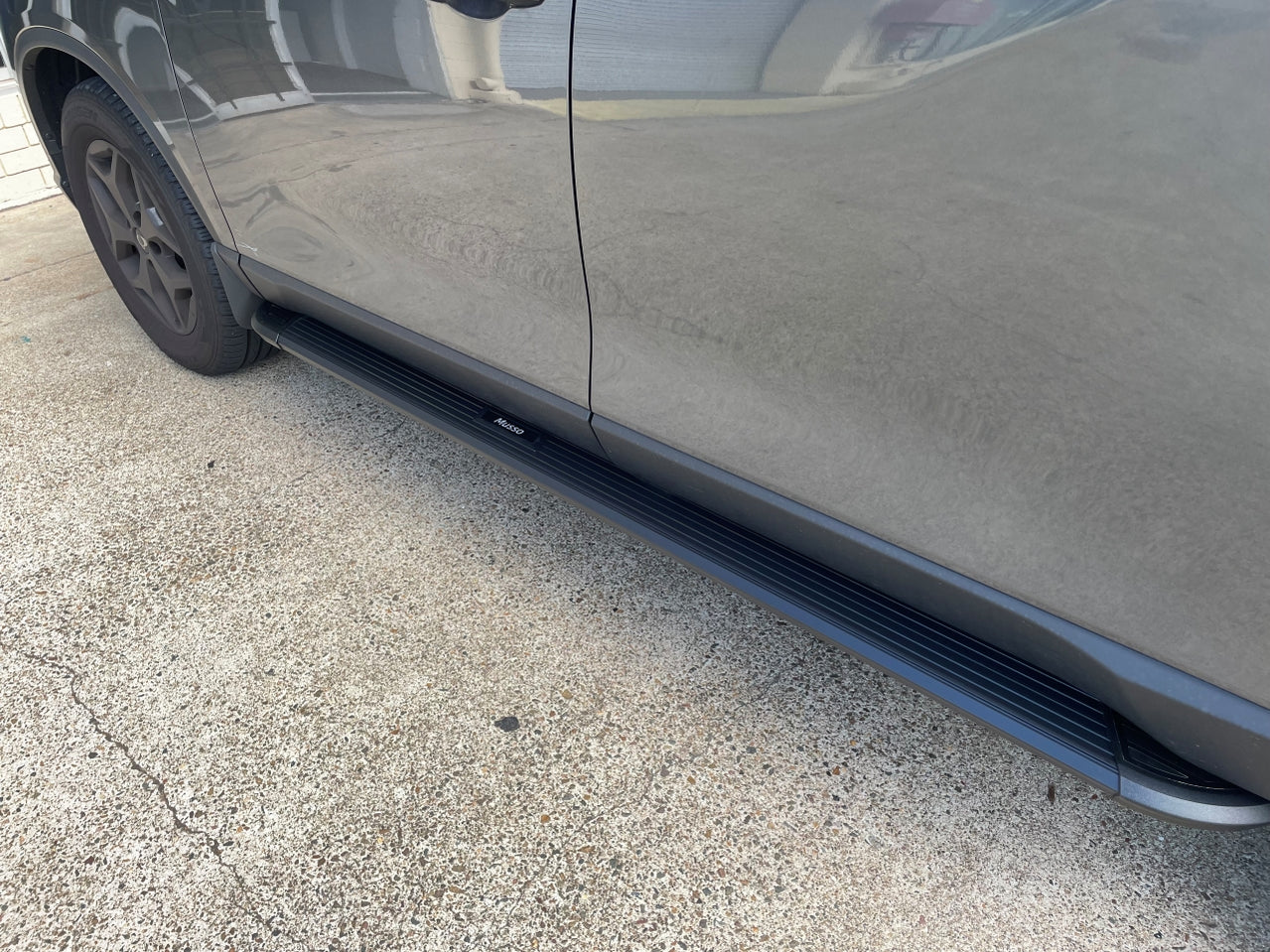 Black Side Steps for Rexton (Set) | Three-Layer Thick Aluminum Alloy ...