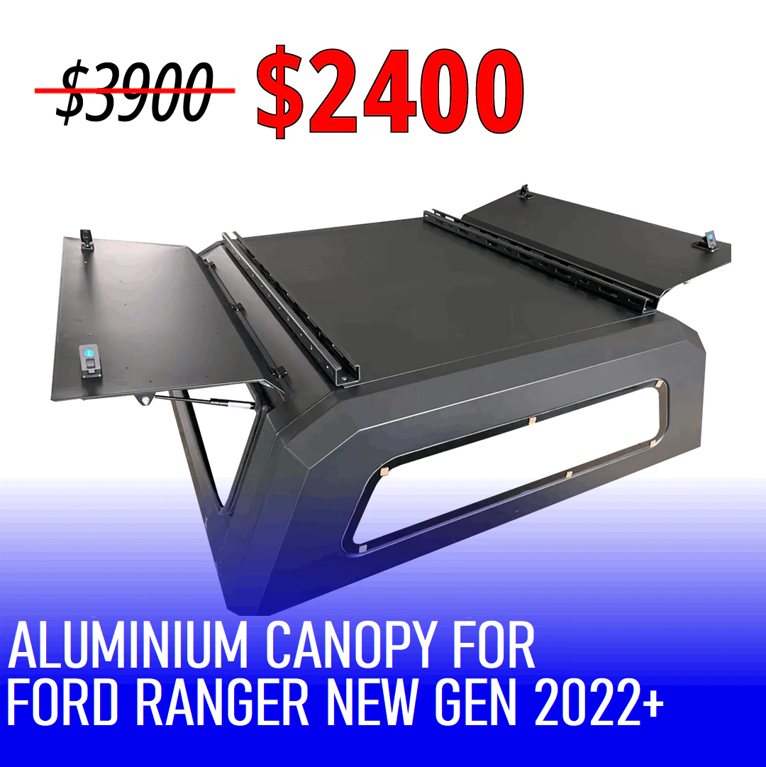 Ford Ranger Aluminium Canopy | Ford Ranger New Gen 2022+ | Heavy Duty ...